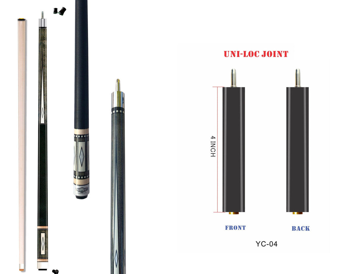 Champion LPC3 Pool Cue Stick Uniloc Joint,Low-Deflection Shaft,Pro Tap ...