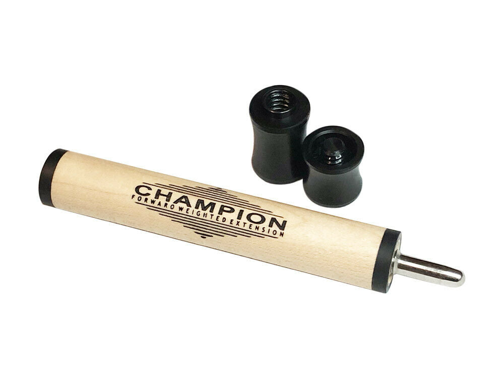 New Champion Weighted Pool Cue Extension Uniloc Joint, 4or 5 inch long ...