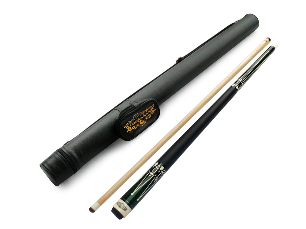 Champion Retired Pool Cue Stick, 60 inch , 5/6x18, White or Black Case ...