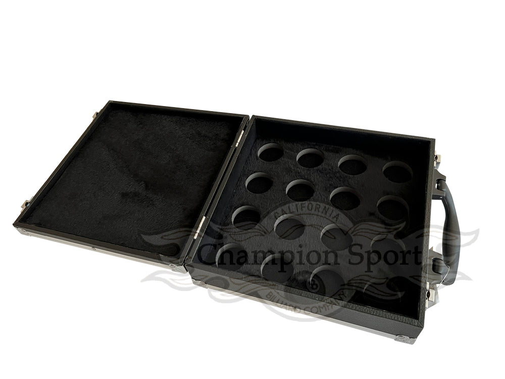Champion Pool Balls Carrying Case, Aluminum Travel Holder for One Set ...